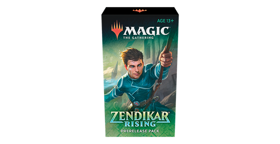 קומיקס וירקות. /MAGIC THE GATHERING: ZENDIKAR RISING PRERELEASE PACK